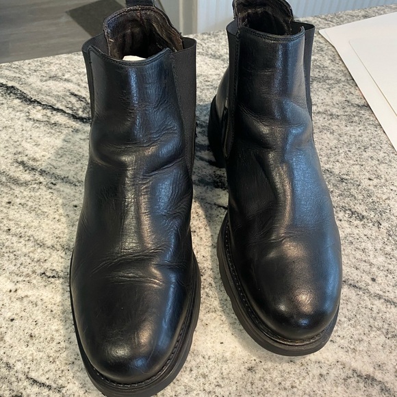 Shoes | Jesse Max Italian Black Leather Mens Boots | Poshmark